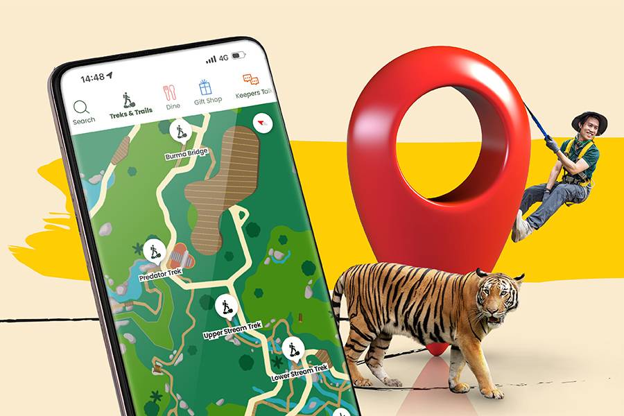 Rainforest Wild ASIA Map | Mandai Wildlife Reserve