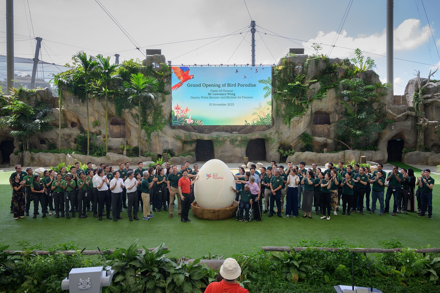 Singapore's Bird Paradise marks its grand opening